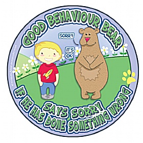 Good Behaviour Bear Respects And Listens School Sign