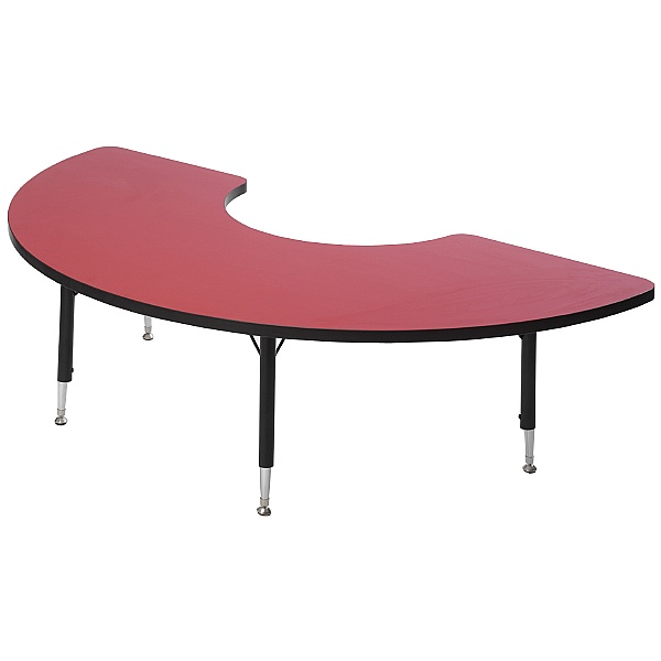 Adjustable Height Arc Top Table