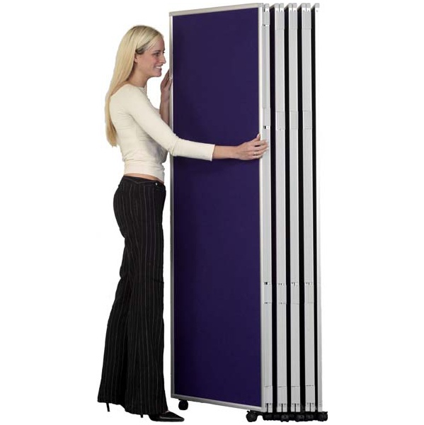 Concertina 9 Panel Mobile Display & Room Dividers | OFO