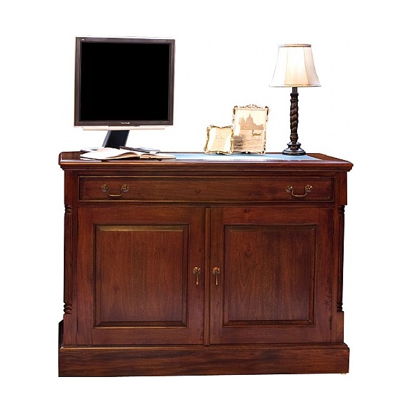 Argento Solid Mahogany Computer Desk Hideaway