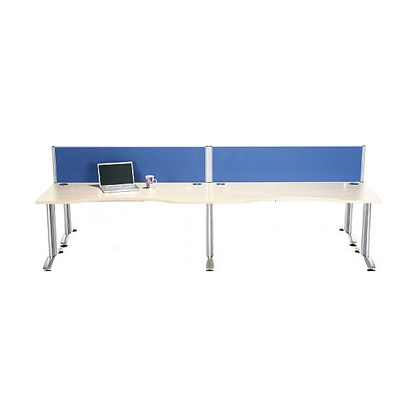 Alpha Plus Executive Rectangular Desk Screens