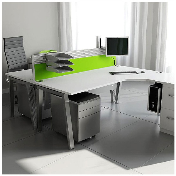 Elite Linnea Executive Angular Ergonomic Corner Office Desks