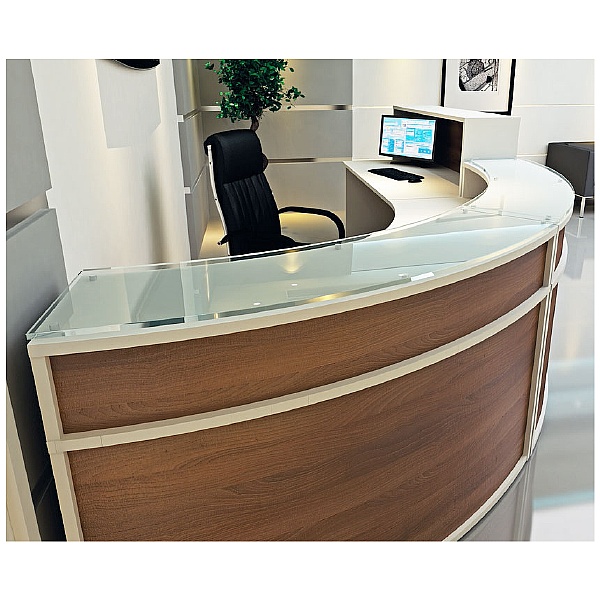 Presence Two Tone Modular Reception | Reception Furniture