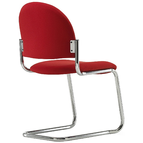 Pledge Arena Rounded Back Stackable Cantilever Conference Chair