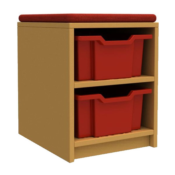 Curve Single Column Storage Unit