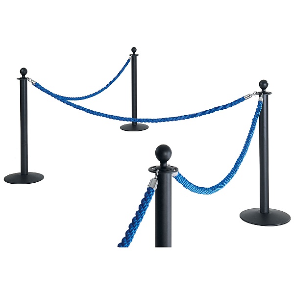 Rope and Pole Barrier System