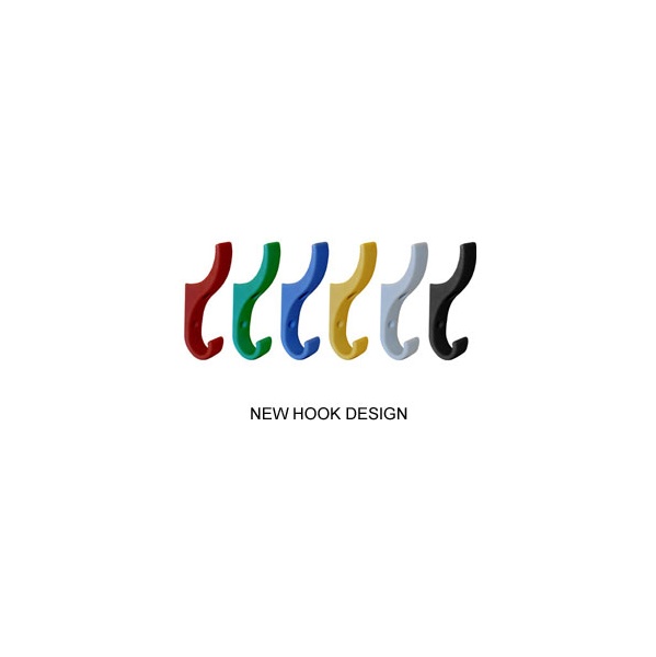 Multi-Coloured Classroom Coat Hook Rails | School Furniture