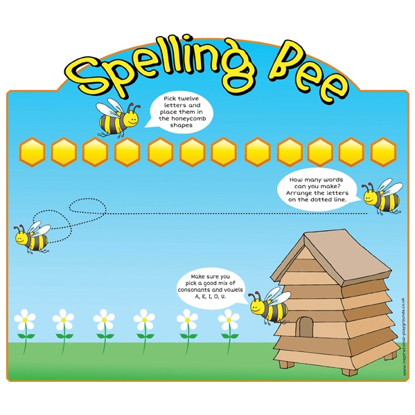 Spelling Bee Magnetic Game Free UK Delivery