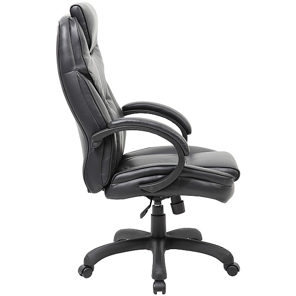 Tuscany High Back Leather Manager Chair | Office Furniture Online