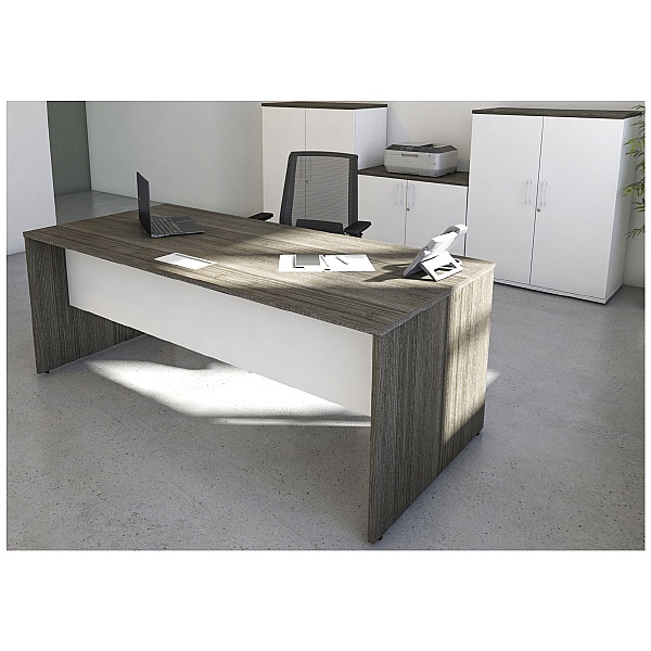 Presence Executive Two Tone Rectangular Desks