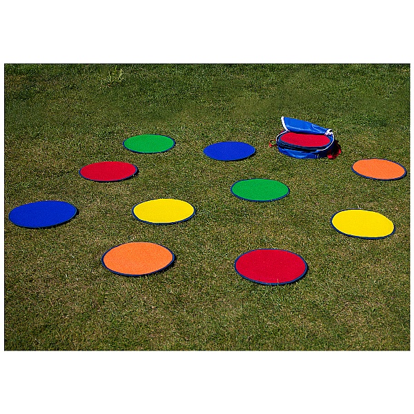 Rainbow Circle Outdoor Play Mats | Office Furniture Online