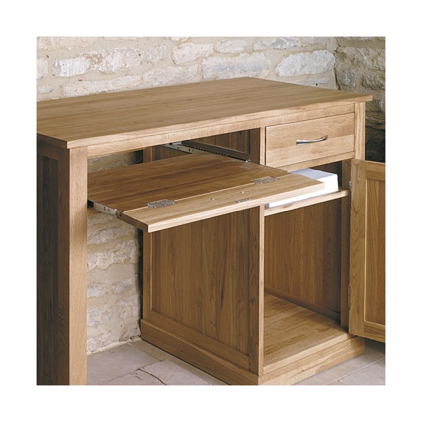 Cavalli Solid Oak Compact Computer Desk | Computer Desk