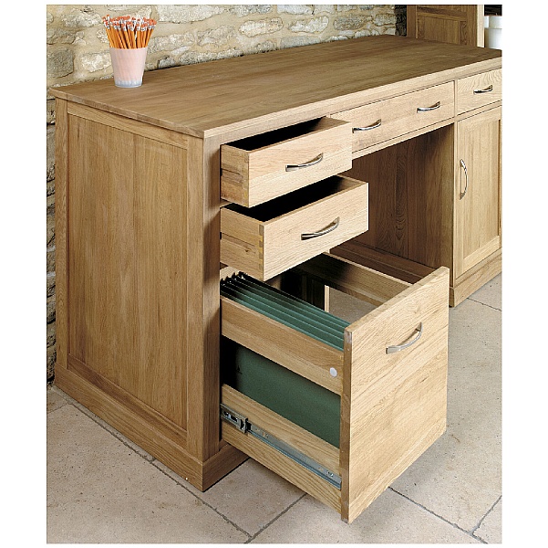 Cavalli Solid Oak Keyhole Computer Desk