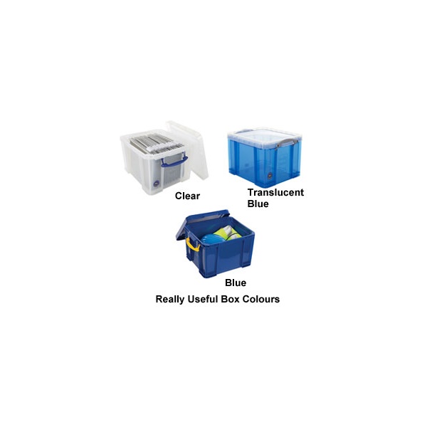 Industrial Shelving Bay With 12 x 35 Litre Really Useful Boxes