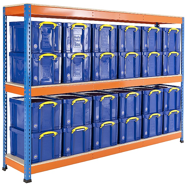 BiG400 Archive Storage Racking With 35 Litre Really Useful Boxes