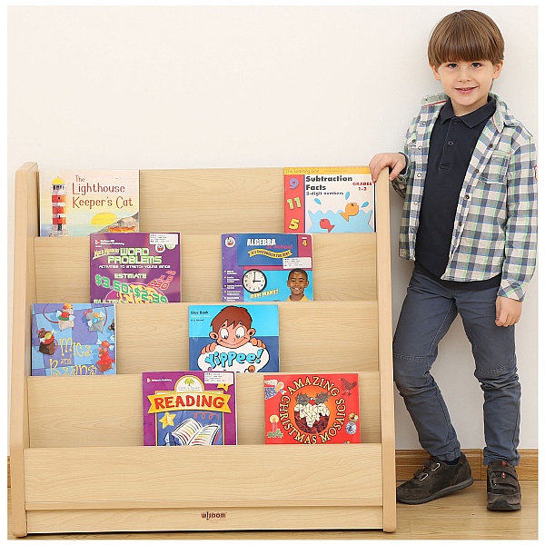 Elegant Low Classroom Book Storage Unit