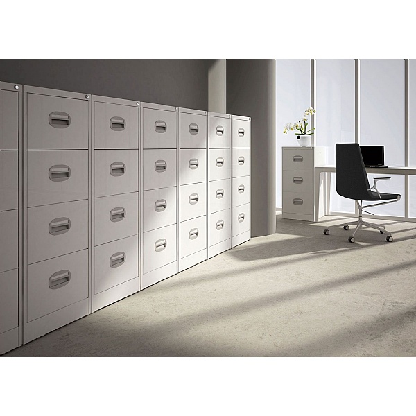 Silverline Kontrax Lockable Filing Cabinets | Office Furniture Online