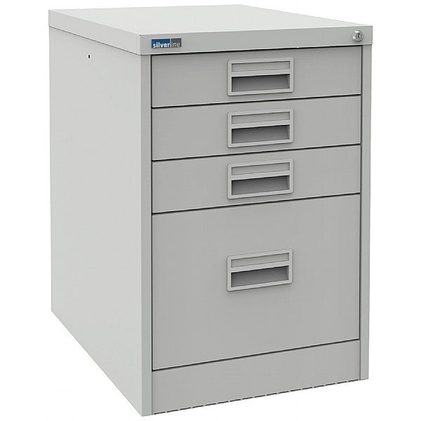 Silverline Midi Filing Cabinets