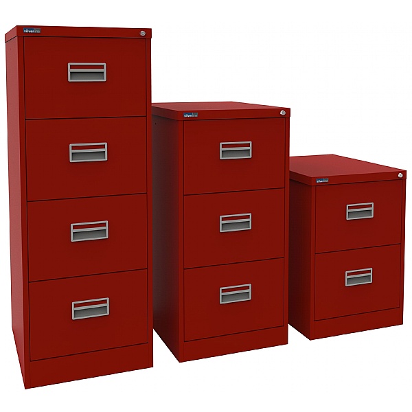 Silverline Midi Filing Cabinets | Office Furniture Online