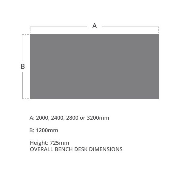 Presence Rectangular Compact Quad Bench