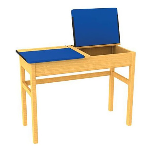 Double Locker Classroom Desks | Office Furniture Online