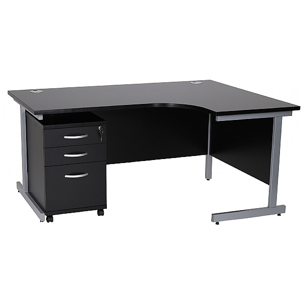 Karbon K1 Ergonomic Cantilever Desks | Under Desk Pedestal