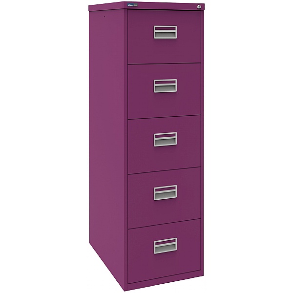 Silverline 5 Drawer Filing Cabinet | Office Furniture Online