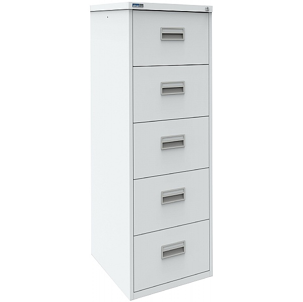 Silverline 5 Drawer Filing Cabinet | Office Furniture Online
