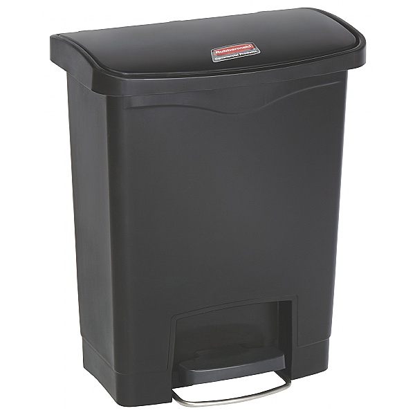 Slim Jim Front Step-On Resin Waste Containers