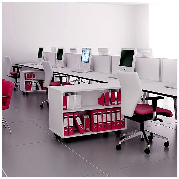 Elite Desk High Mobile Storage Units | Office Storage