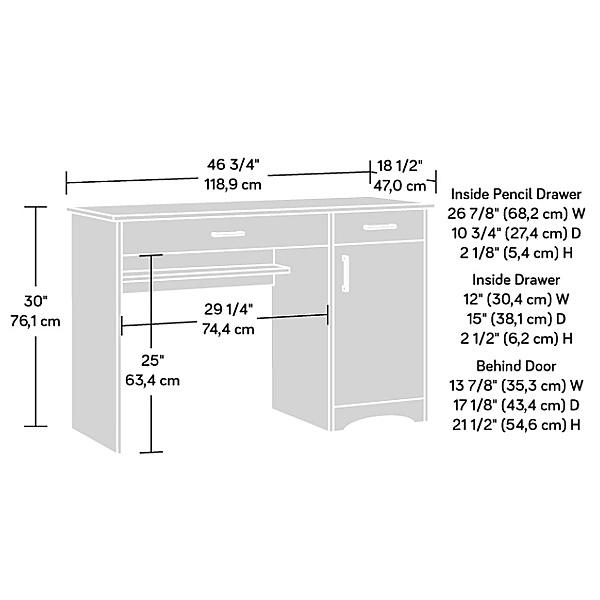 Helios Home Office Compact Desk
