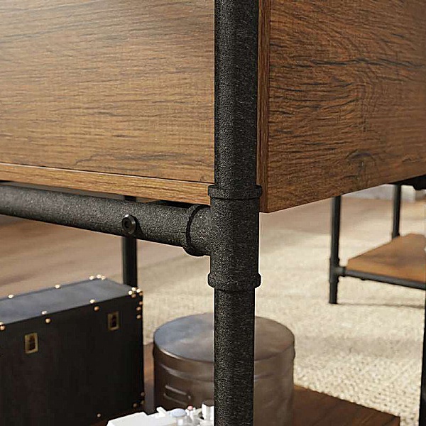 Fabrica Industrial Style Double Pedestal Desk