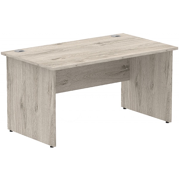 NEXT DAY InterAct Rectangular Office Desk with Panel Ends | Office ...