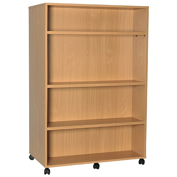 Mobile Double Sided Library Bookcase