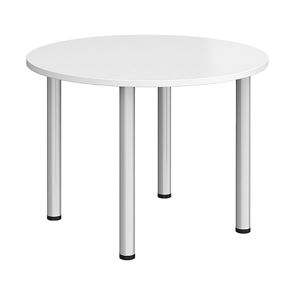 NEXT DAY Unite II Round Tubular Leg Tables | Office Furniture Online