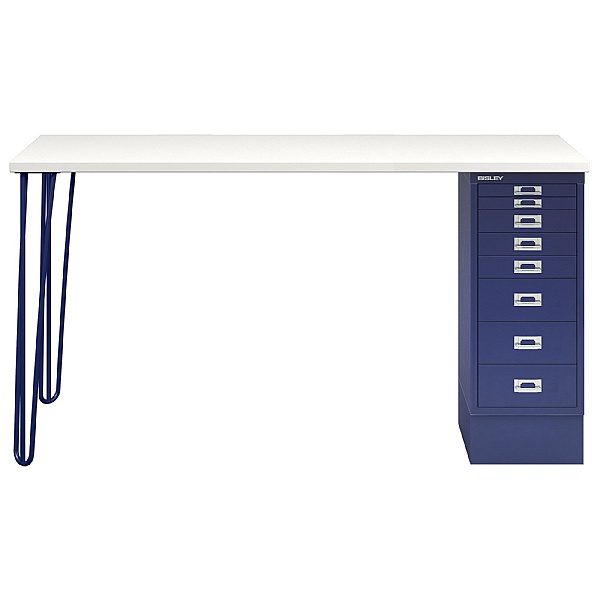Bisley MultiDesk With Integrated Multidrawer
