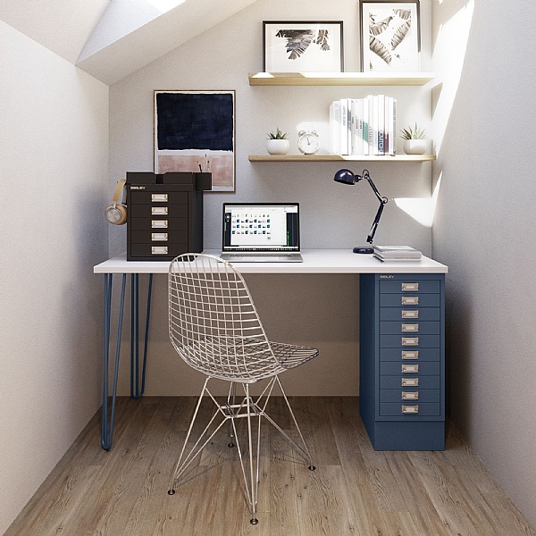 Bisley MultiDesk With Integrated Multidrawer