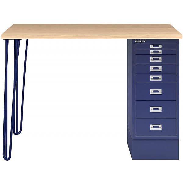 Bisley MultiDesk With Integrated Multidrawer