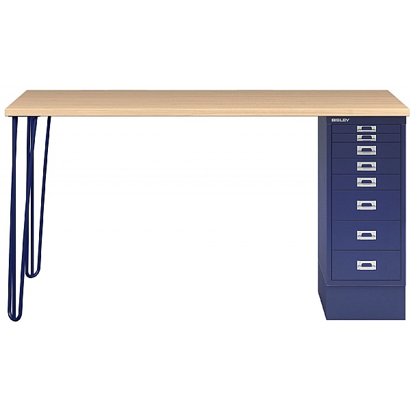 Bisley MultiDesk With Integrated Multidrawer