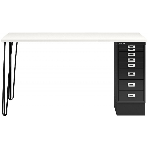 Bisley MultiDesk With Integrated Multidrawer