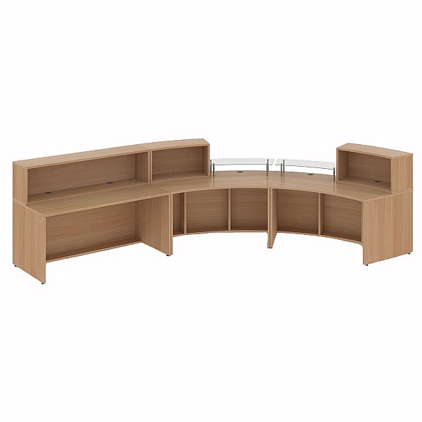 Denver Extra Large Curved Reception Unit