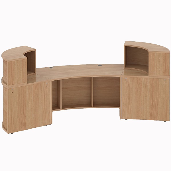 Denver Large Curved Reception Unit | Office Furniture Online