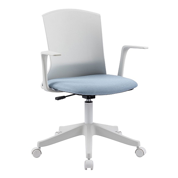 Cowrie White Shell Operator Chair