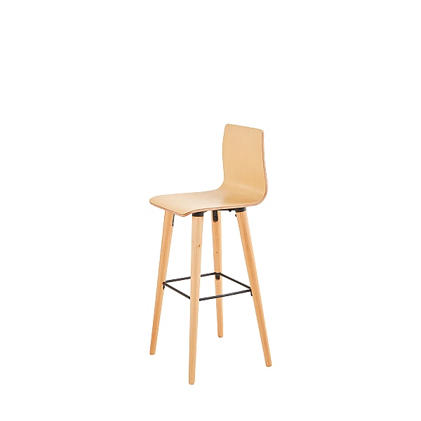 Scion Beech Meeting and Breakout High Stool Chair | Office Furniture Online
