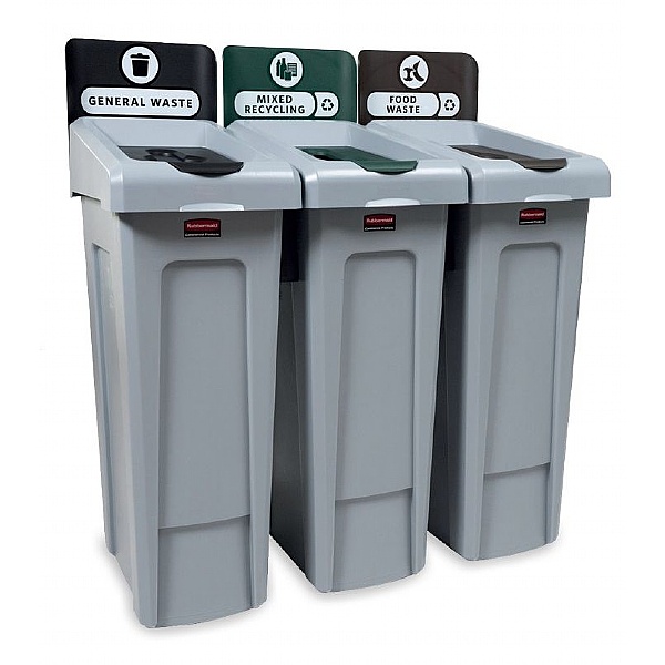 Rubbermaid Slim Jim Recycling Stations