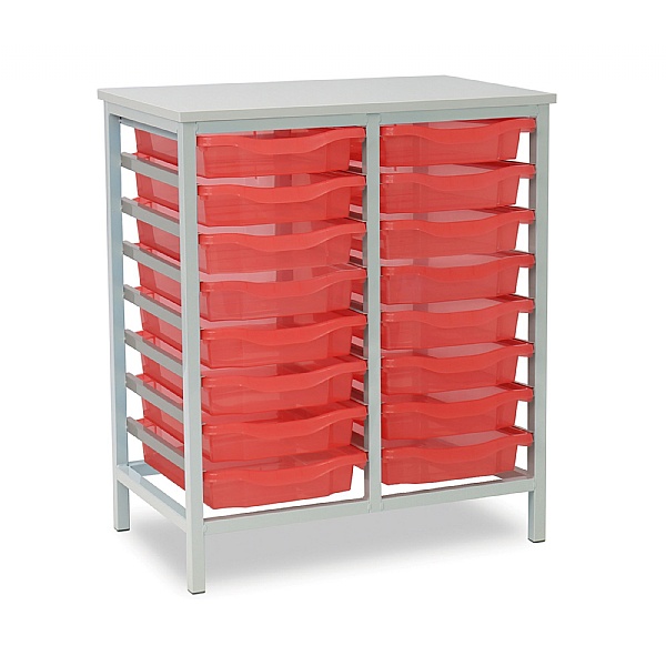 Static Double Column 16 Tray Unit