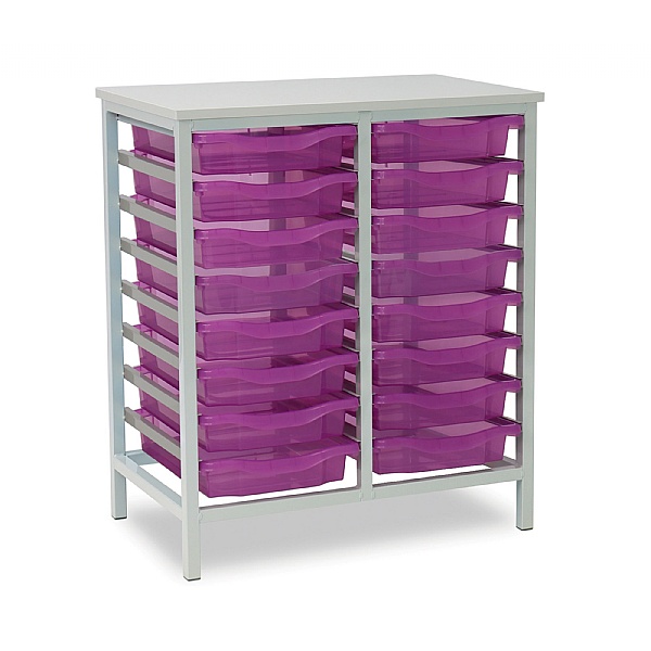 Static Double Column 16 Tray Unit