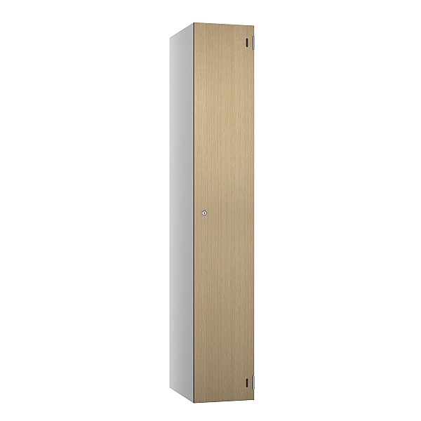 Pure Shield Wood Effect Laminate Door Lockers | OFO