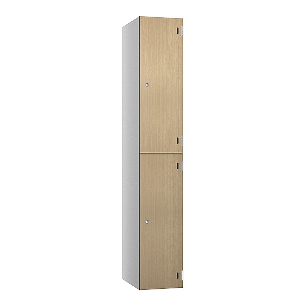 Pure Shield Wood Effect Laminate Door Lockers | OFO