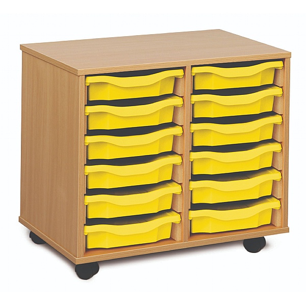 12 Tray Single Storage | Tray Storage | Office Furniture Online